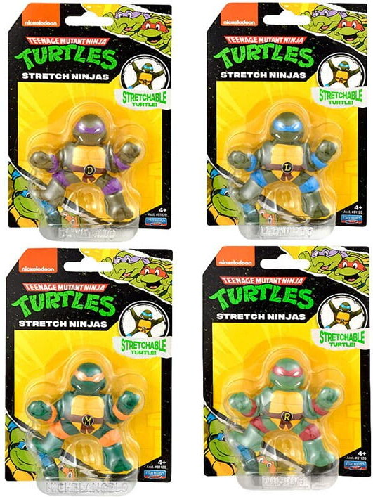 Character Group TMNT Mini Ninja Stretch Figures (Assortment ...