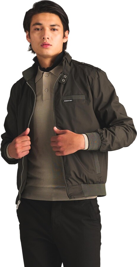 Members Only Original Iconic Racer Jacket for Men | Slim Fit | (Dark ...
