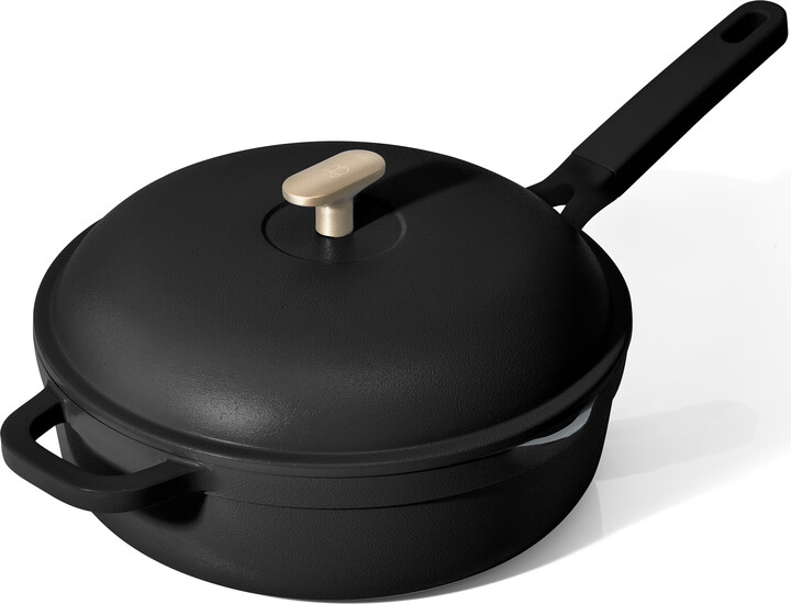 Beautiful All-in-One 4 QT Hero Pan with Steam Insert, 3 Pc Set, Black ...