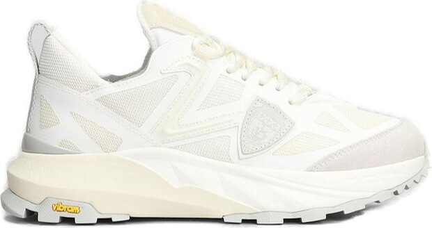 Philippe Model Logo Detailed Lace-Up Sneakers - ShopStyle