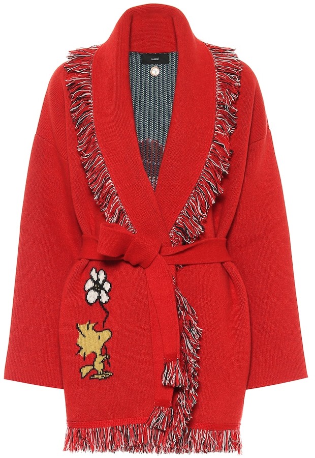 Alanui Snoopy Keep It Clean! cashmere cardigan - ShopStyle