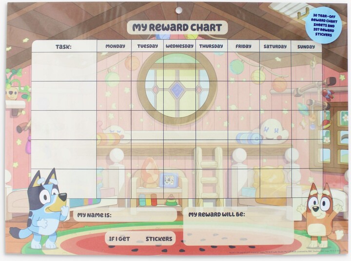 Bluey Kids's Reward Chart - ShopStyle Home Office Accessories