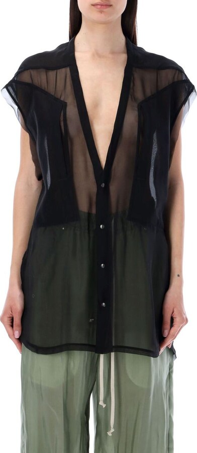 Rick Owens Fogpocket Larry shirt - ShopStyle Tops