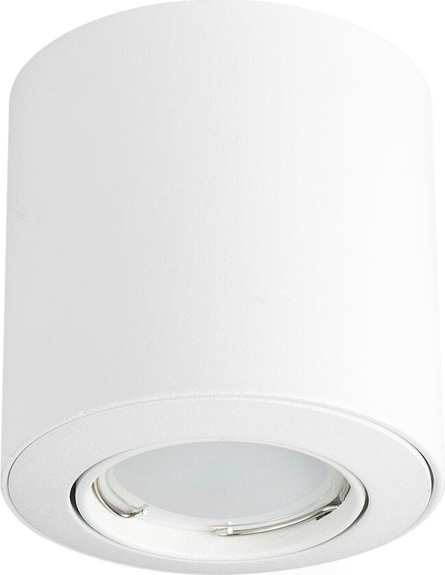 ValueLights Single Tiltable Downlight White Ceiling Light Fitting ...