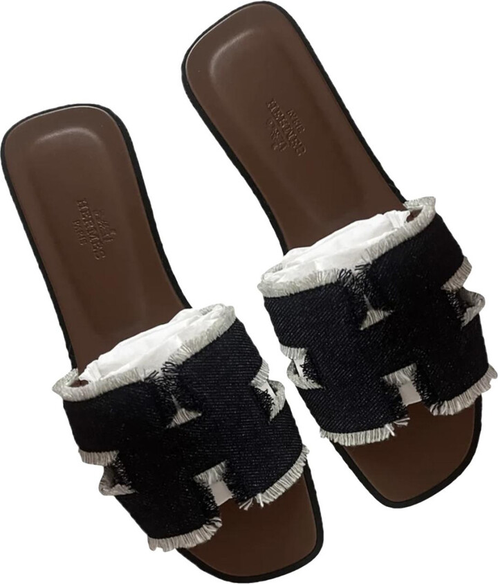 Hermes Oran cloth sandal - ShopStyle