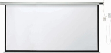 AARCO White Electric Wall/Ceiling Mounted Projection Screen - ShopStyle ...