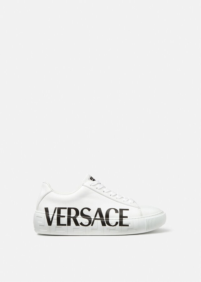 Versace Greca Logo Sneakers - ShopStyle