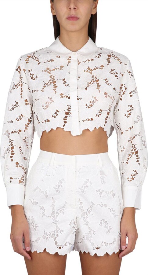 Self-Portrait Lace Top - ShopStyle