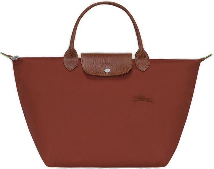Longchamp Le Pliage Logo Embroidered Medium Tote Bag - ShopStyle