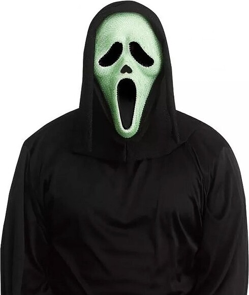 Fun World Funworld Ghost Face GID Bling Costume Mask - ShopStyle ...