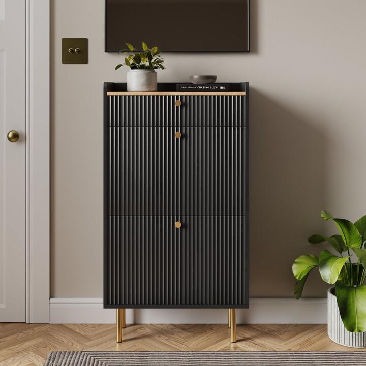 Grey Shoe Rack Dunelm Shoe Boxes Dunelm Georgi Double Shoe Drop Black ...