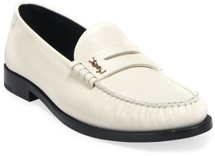 Saint Laurent Monogram Loafers - ShopStyle