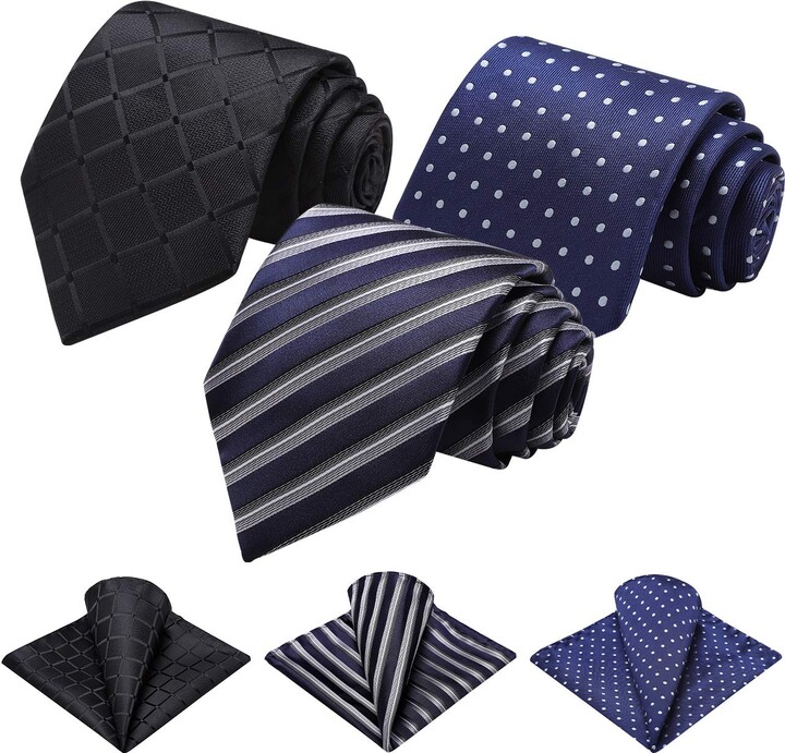 Ohlimuc Mens Tie Set 3 PCS - ShopStyle