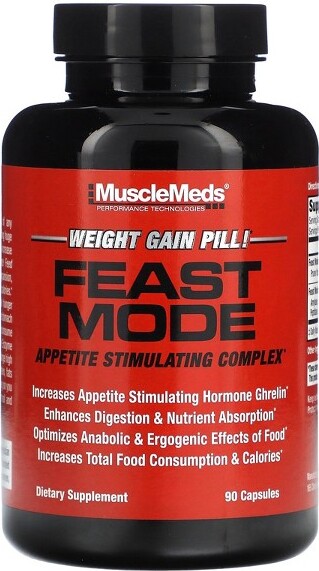 MuscleMeds Feast Mode, Appetite Stimulating Complex, 90 Capsules ...