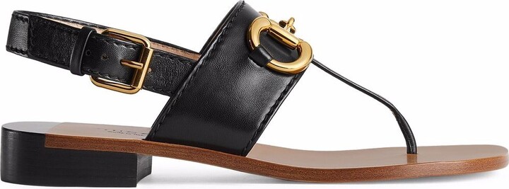 Gucci Horsebit-motif flat sandals - ShopStyle