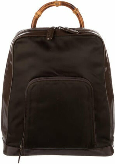 Gucci Nylon Bamboo Handle Backpack - ShopStyle