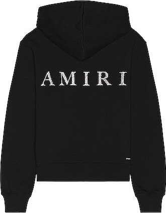 Amiri Crystal Embellished Ma Hoodie in Black - ShopStyle