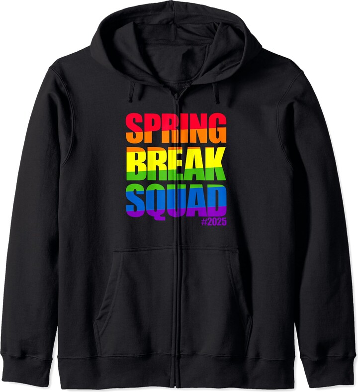 Spring Break Vacation Squad Gifts Spring Break Squad #2025 Rainbow ...