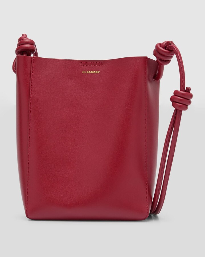 Jil Sander Giro Knot Leather Crossbody Bag - ShopStyle