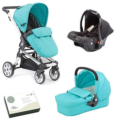 Beep Twist Travel System 3 in 1 prams with car seat (Light Blue ...