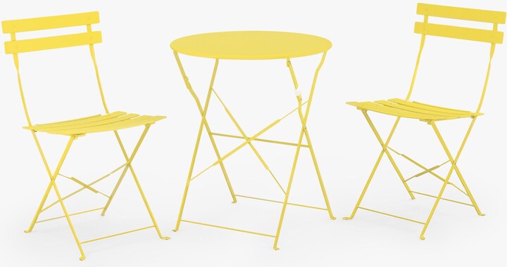 John Lewis ANYDAY Camden 2-Seater Garden Bistro Table & Chairs Set ...