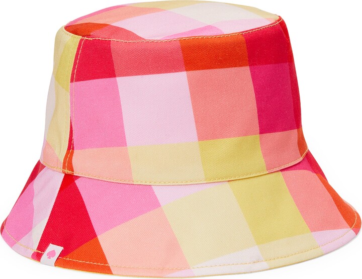 Kate Spade Madras Plaid Reversible Bucket Hat - ShopStyle