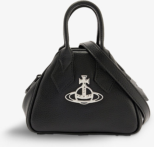 Vivienne Westwood Black Yasmine Mini Faux-leather Top-handle bag - ShopStyle