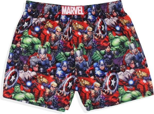 Avengers Intimo Marvel Men' Avenger Superhero Character Repeat Print ...