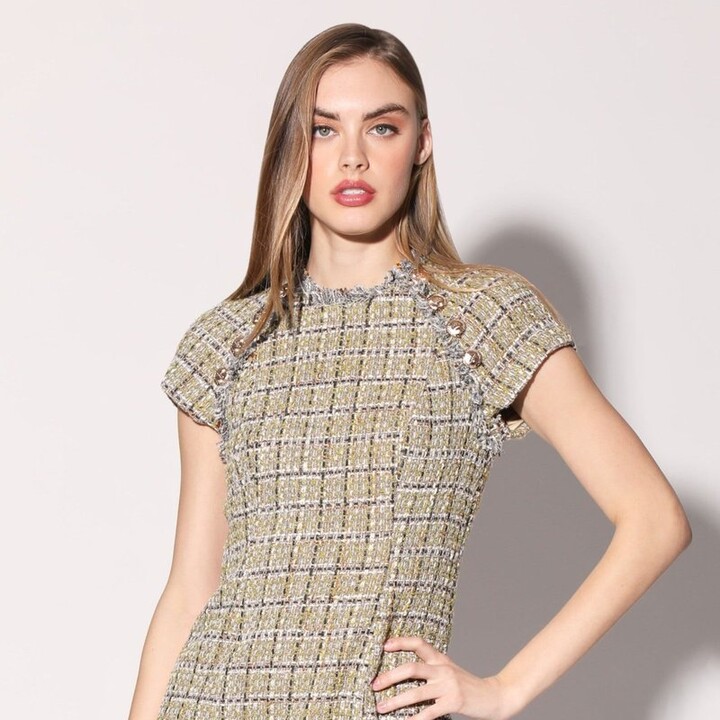 Walter Baker Desiree Dress, Tea Tweed - ShopStyle