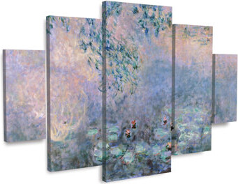 Vault W Artwork Claude Monet 'Water Lilies 1914-22' Multi Panel Art Set ...