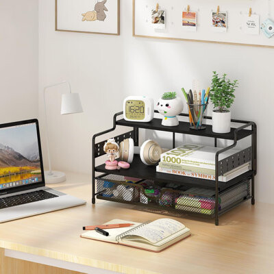 Rebrilliant Office Desk Organizer,2-Tier Office Desk Organizer Display ...