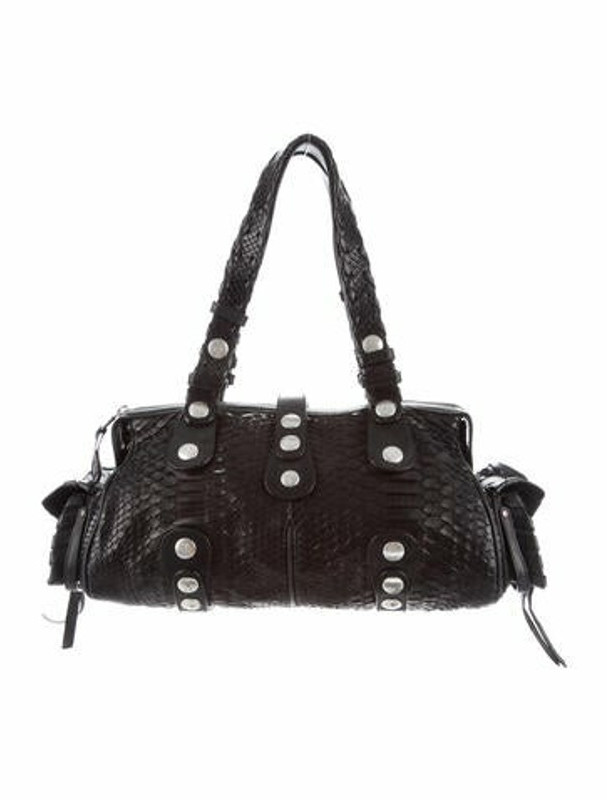 Chloé Python Silverado Bag Black - ShopStyle