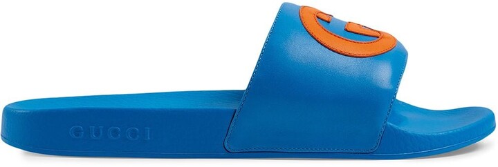 Gucci Interlocking G slides - ShopStyle Sandals