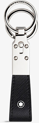 Montblanc Mens Silver/Black Sartorial key fob Loop - ShopStyle Jewelry