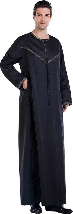 COOFANIN Valentines Wrapping Paper Men's Kaftan without Collars Arabic ...