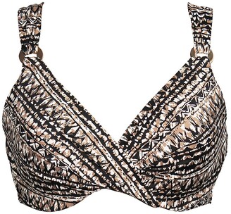 Miraclesuit Golden Lynx Plunge Bikini Top - ShopStyle Two Piece Swimsuits