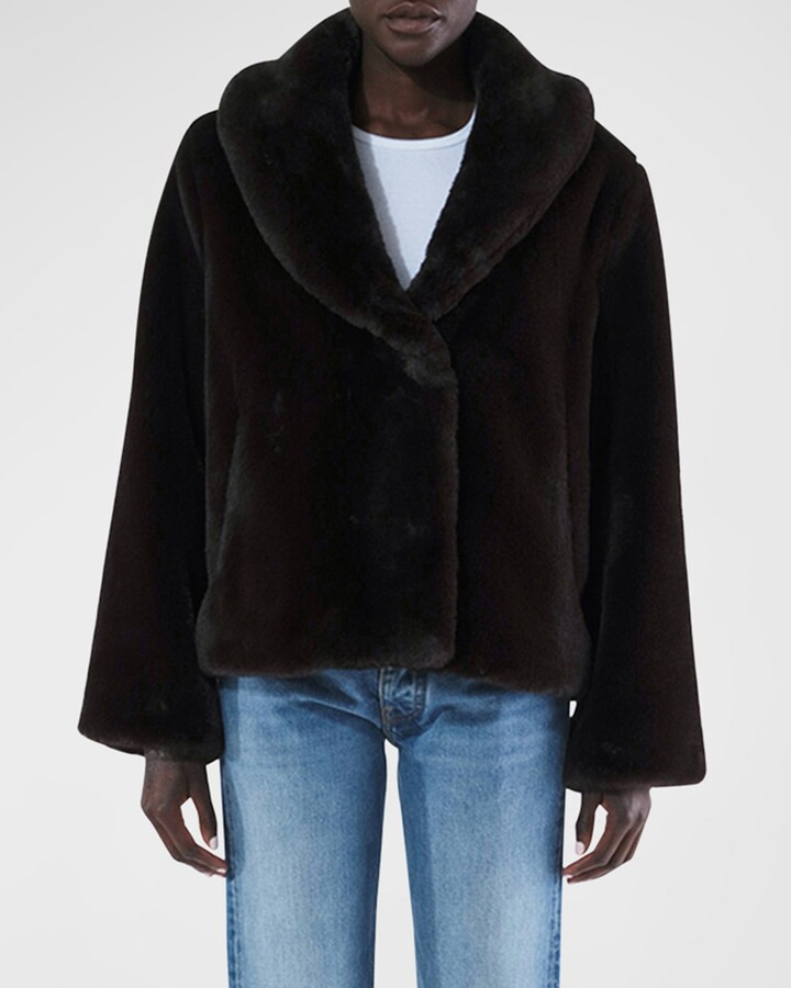 Apparis Fiona Plant-Based Koba Fur Coat - ShopStyle