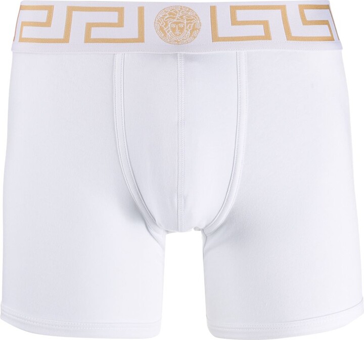 Versace Greca Border boxer briefs - ShopStyle