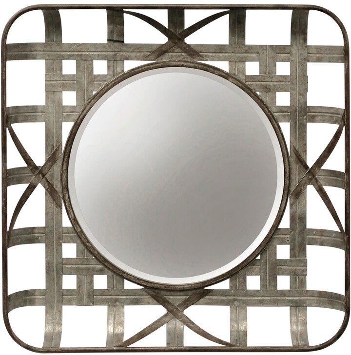 Stylecraft Indurtrial Galvanized Wall Mirror - ShopStyle