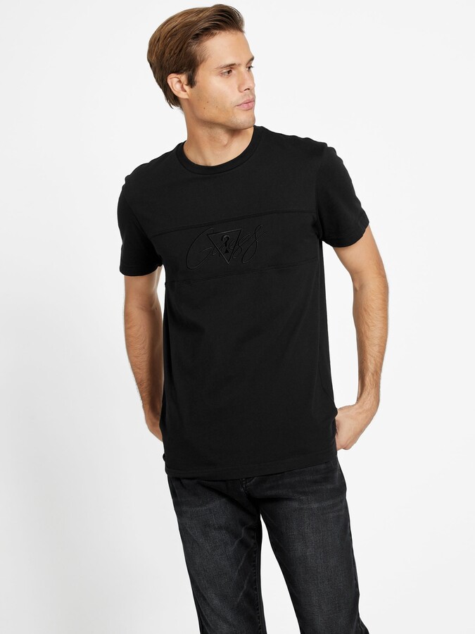 Guess Factory Motzy Logo Crewneck Tee - ShopStyle T-shirts
