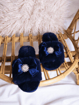 Pretty You London Anya Slippers 34/S / - ShopStyle