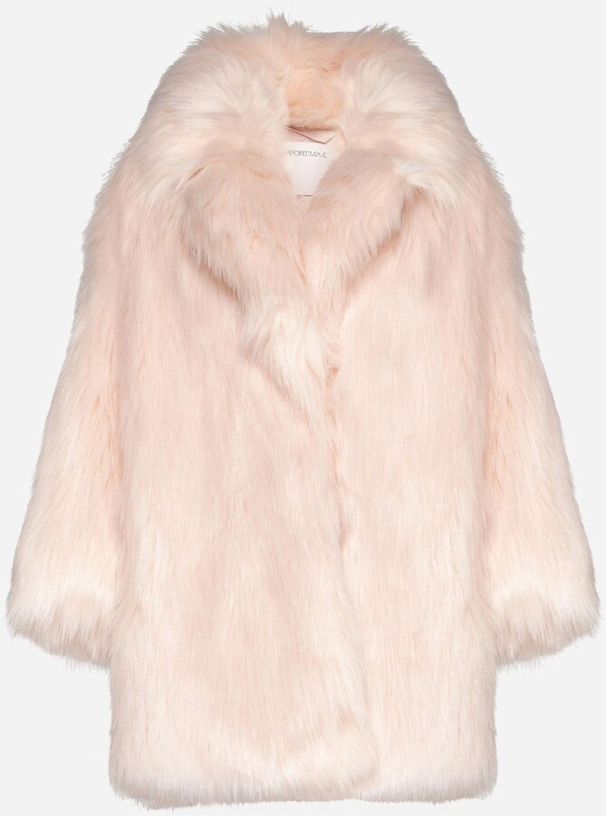 Max Mara Raid Faux Fur Coat - ShopStyle