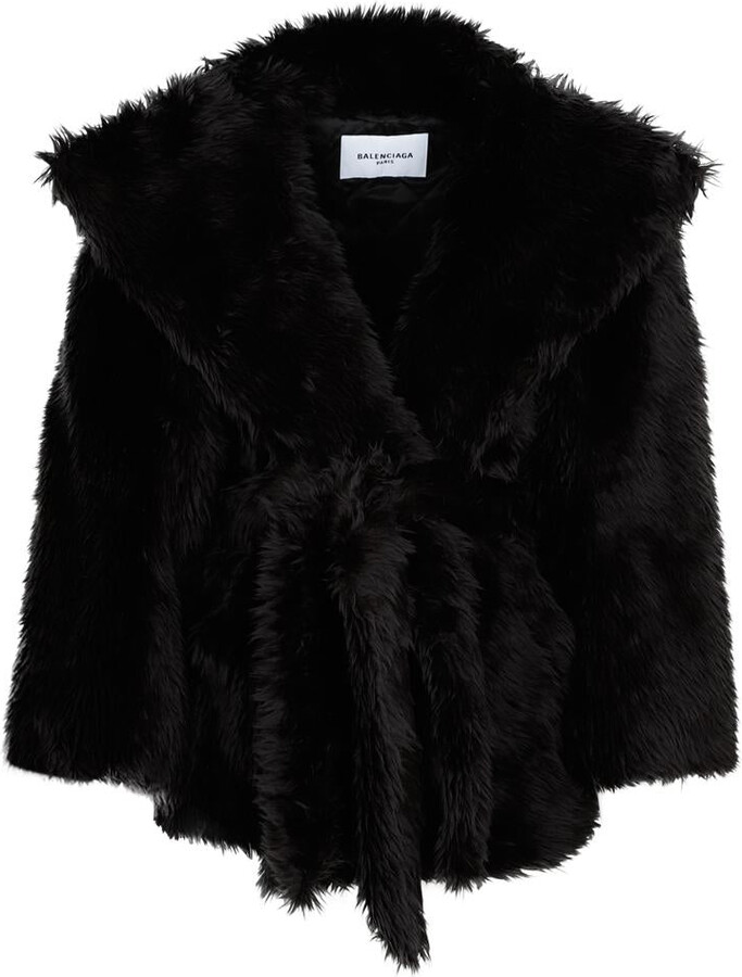 Balenciaga Teddy Furry Jacket - ShopStyle
