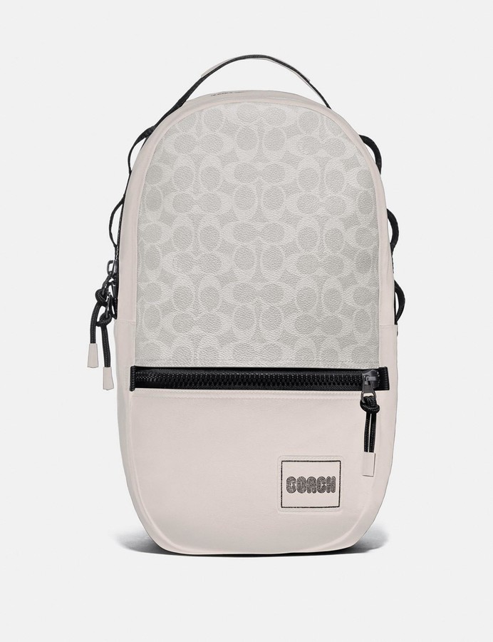 Coach Pacer Backpack In Signature Canvas With Patch - ShopStyle