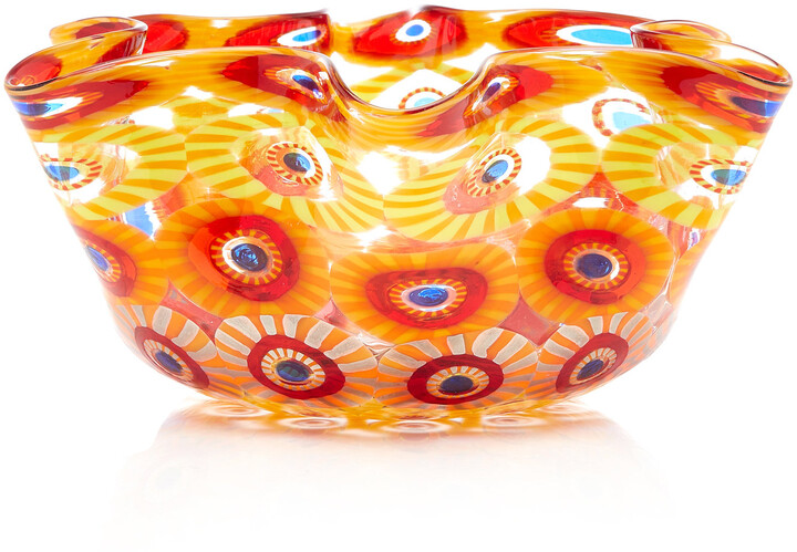 Formentello - Large Wave Glass Bowl - Color: Multi - Material: VETRO ...