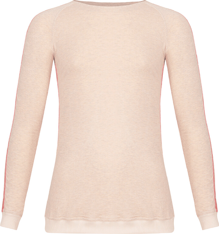 Yvette LIBBY N'guyen Paris - Men Long Sleeve Cotton MéLange T-Shirt - Yvette Cool Mt1 - Rose ...