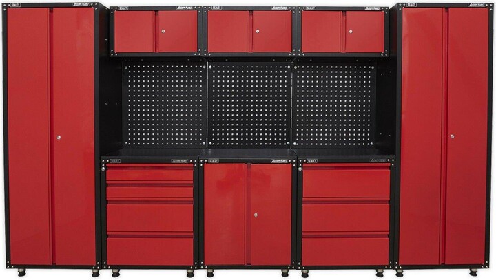 Loops Premium 3.3m Modular Garage Storage System - Heavy Duty ...