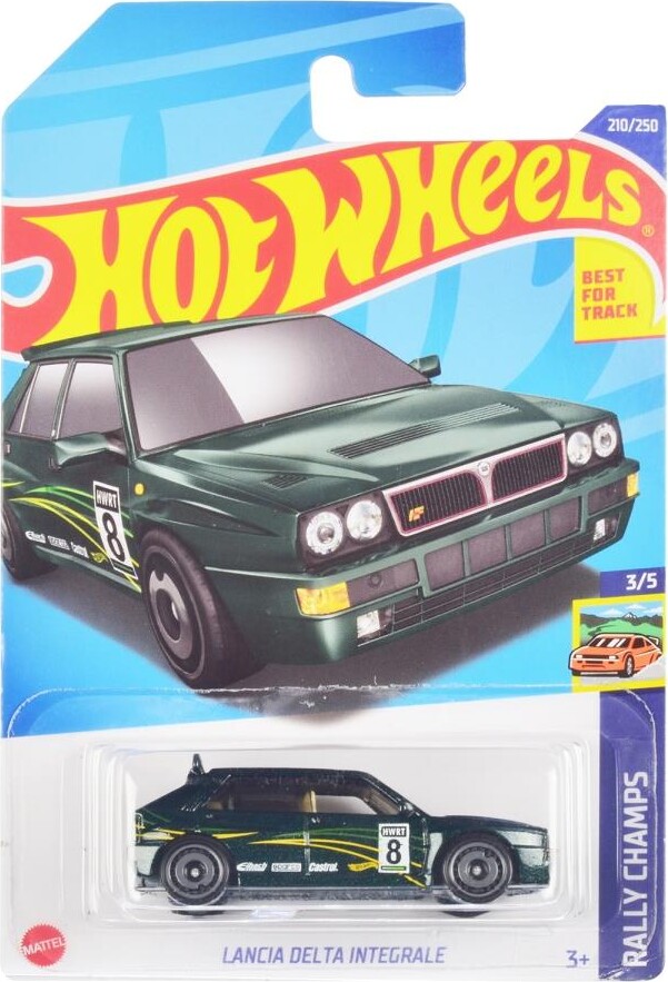 Hot Wheels Lancia Delta Integrale No. 8 Metallic with Graphics Rally ...