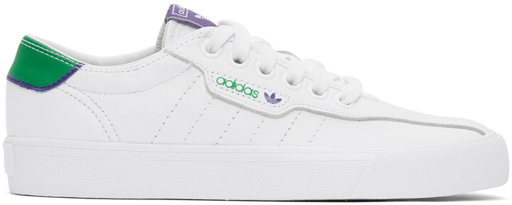 adidas White & Green Love Set Super Sneakers - ShopStyle