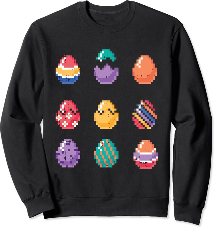 Easter Cloths Egg Hunting Gamer Men Women Kids Pixel Art Easter Egg ...